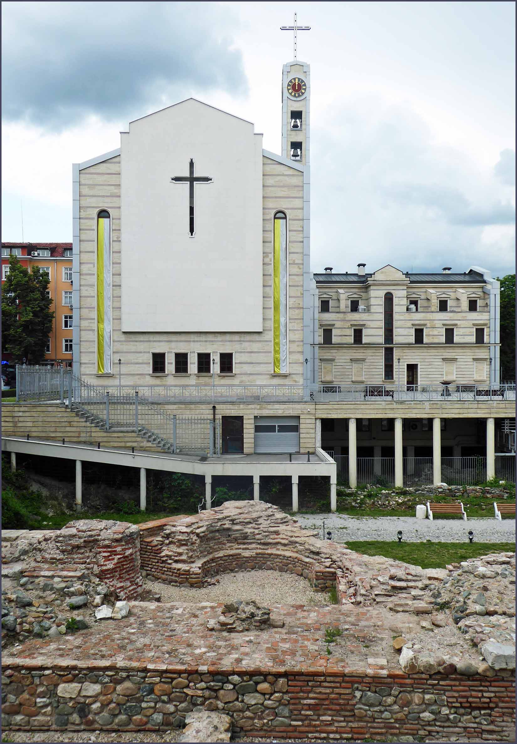 The Square of Religious Tolerance in Sofia - staging